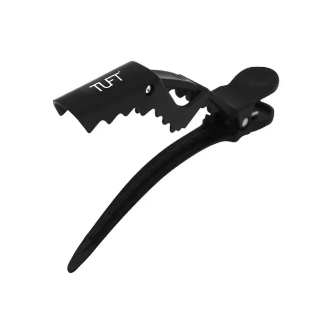 Tuft T-REX Crocodile Hair Clips Black - 4 Pack | Strong Hold & Multi-C